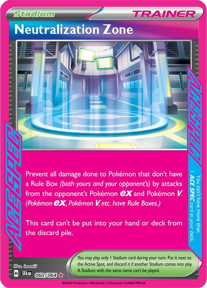 Neutralization Zone – 060/064 – Pokemon Cartas