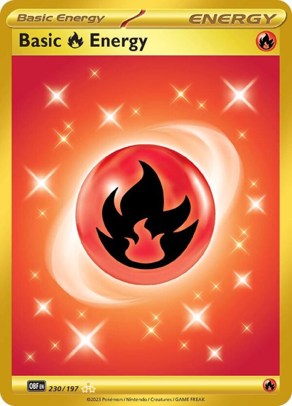Basic Fire Energy – 230/197 – Pokemon Cartas